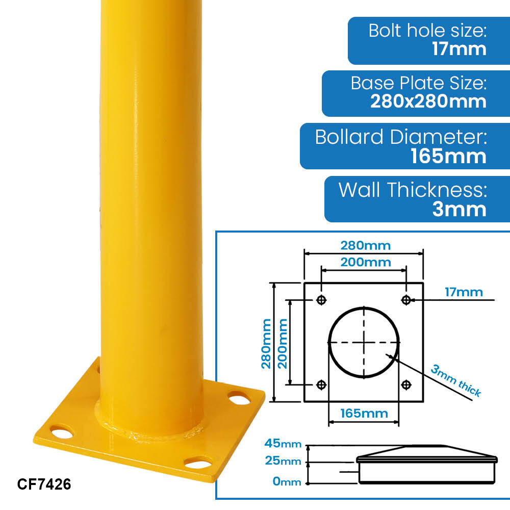 Safety Bollards - Buy Construction Equipment, Safety Bollard, Bollards ...