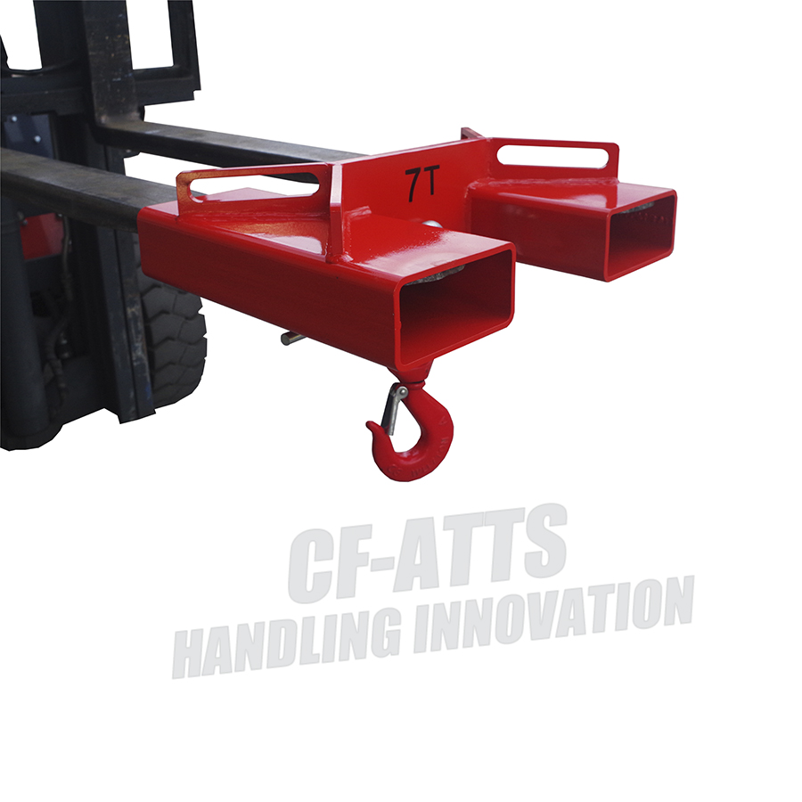 CF-ATTS Forklift Lifting Hook with Swivel Hook and Two Large T-Screws ...